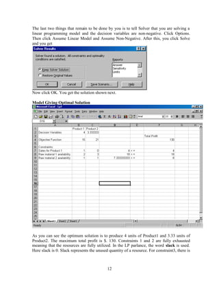 Linear Programming Module- A Conceptual Framework | PDF