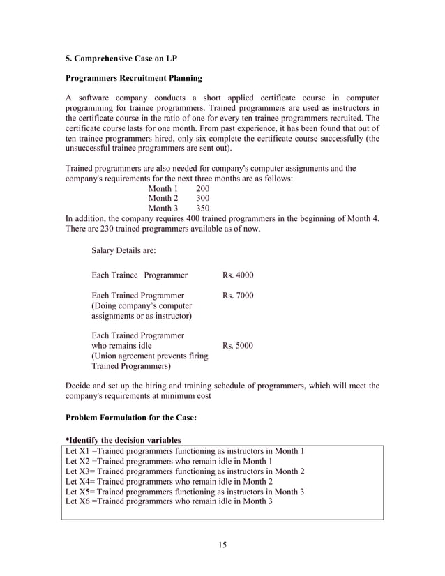Linear Programming Module- A Conceptual Framework | PDF