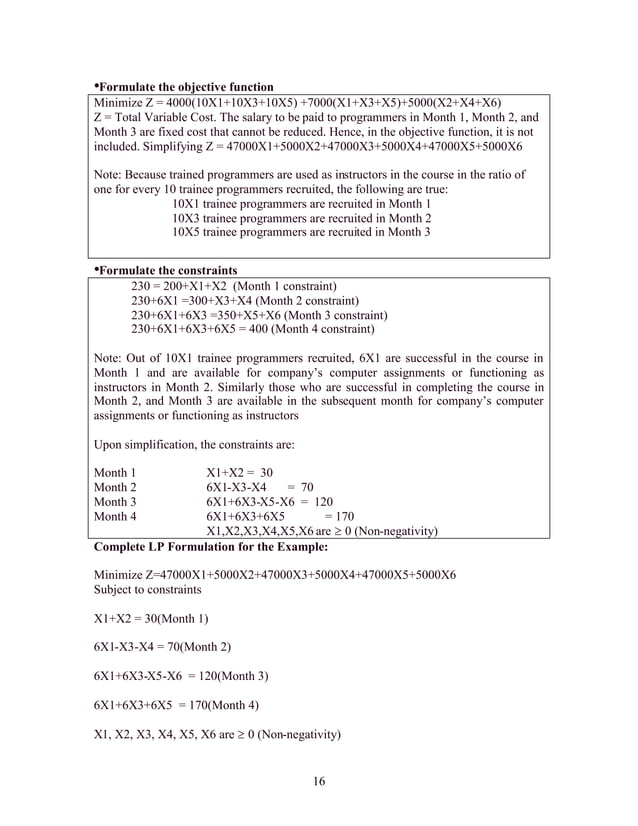 Linear Programming Module- A Conceptual Framework | PDF
