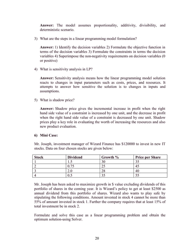 Linear Programming Module- A Conceptual Framework | PDF