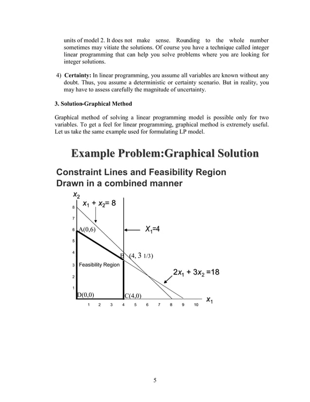 Linear Programming Module A Conceptual Framework Pdf