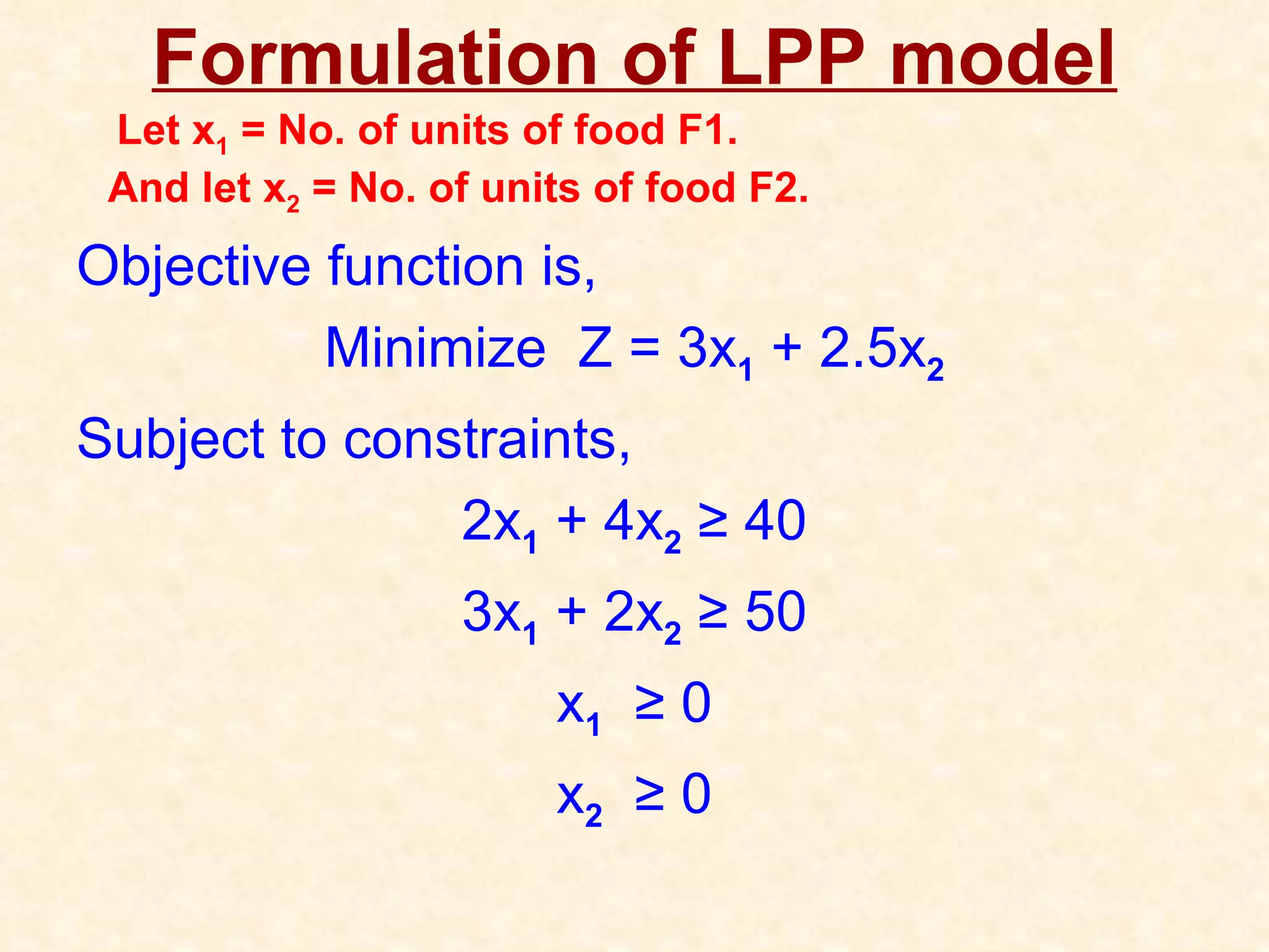 Linear programming | PPT