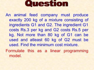 Linear programming | PPT