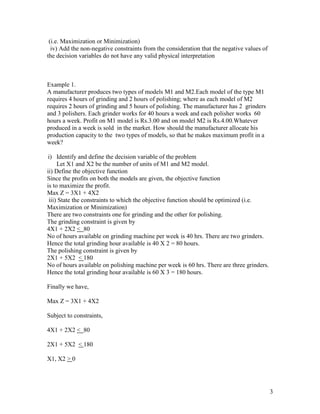 Linear programming | DOCX