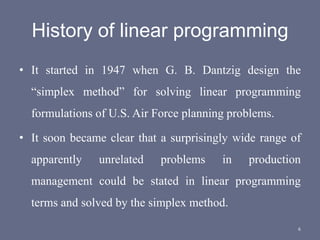 Linear programming | PPTX