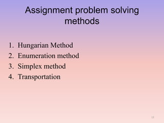 Linear programming | PPT