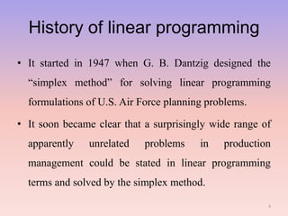 Linear programming | PPT