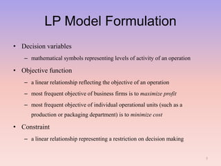 Linear programming | PPT