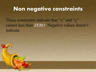 Linear programming | PPTX