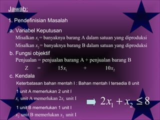 Linear programming | PPT
