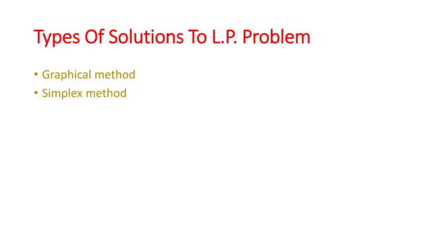 Linear Programming Pptx Programming Languages Computing