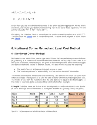 Linear programming | PDF