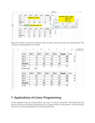 Linear programming | PDF