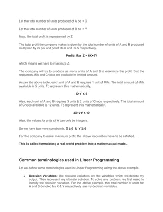 Linear programming | PDF