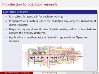 Linear programming | PPT