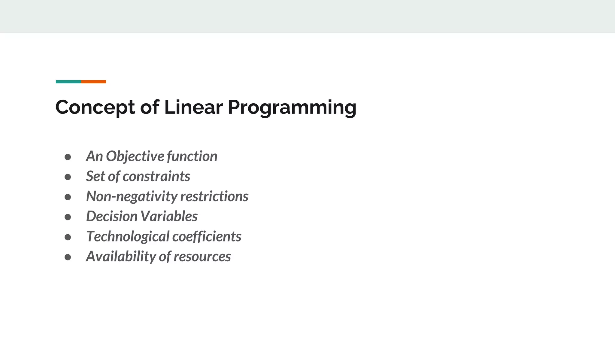Linear programming | PPTX | Technology & Computing