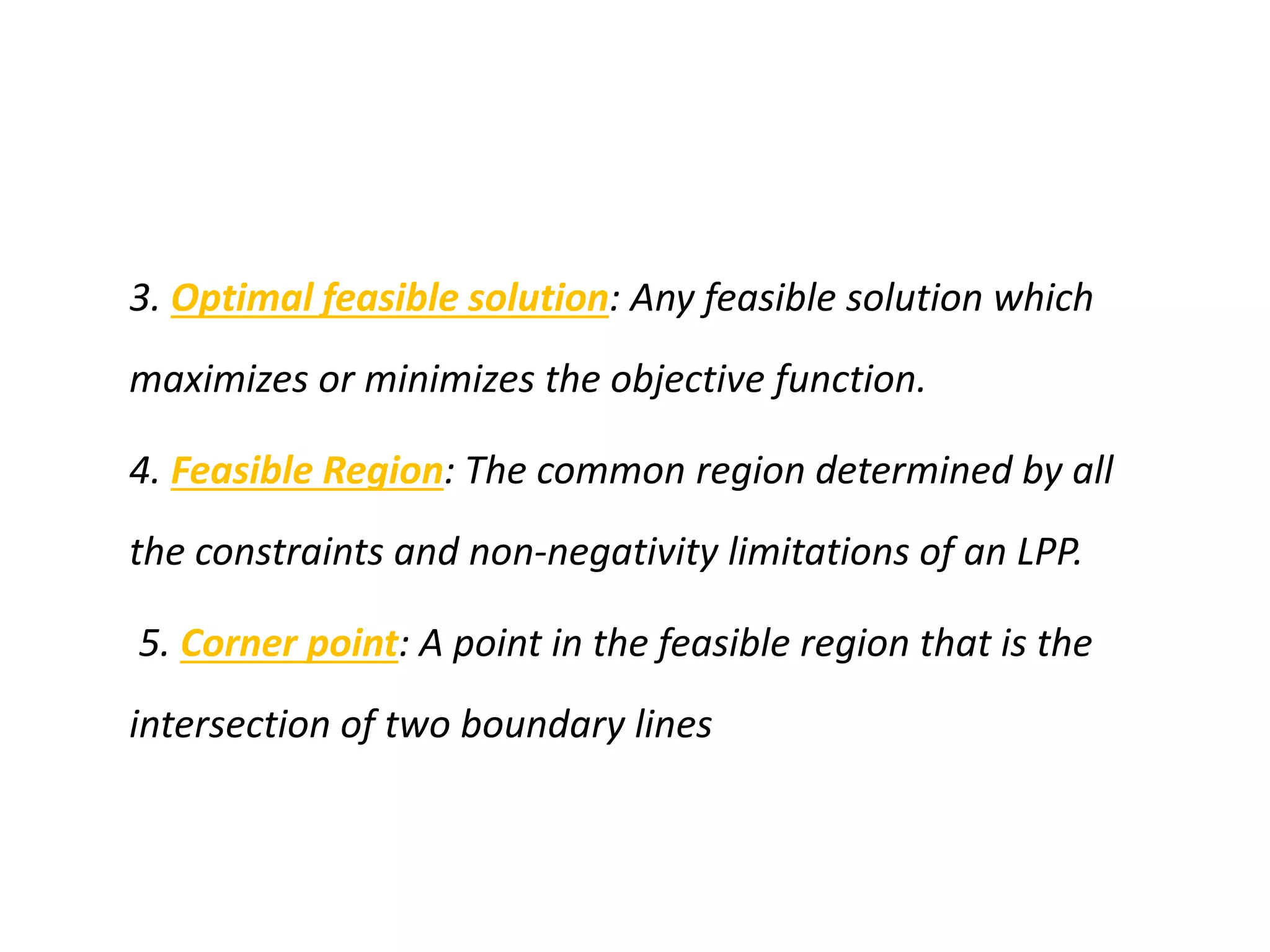 Graphical RepresentationLinear programming | PPT