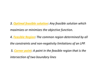 Graphical RepresentationLinear programming | PPT