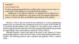 Linear programming: A Geometric Approach | PPTX