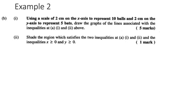 Linear Programming Based on CXC Curriculum | PPTX