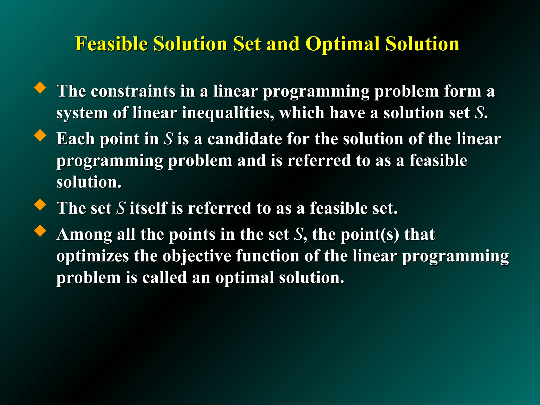 Linear Programming Mathematics In The Modern World Ppt
