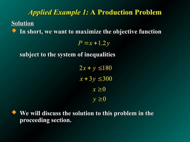 Linear Programming Mathematics In The Modern World Ppt