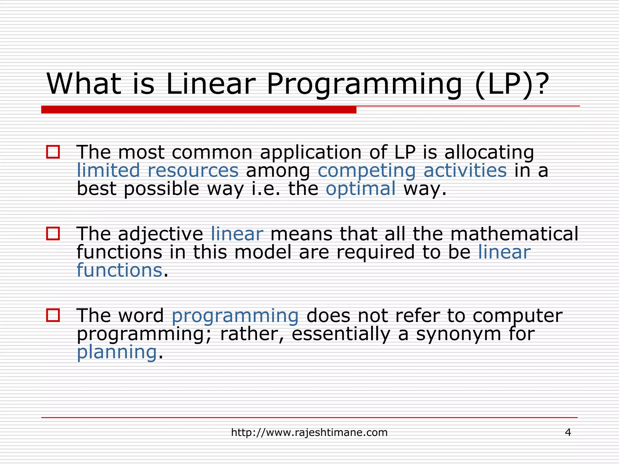 Linear programming graphical method (feasibility) | PPT Linear programming graphical method (feasibility) | PPT