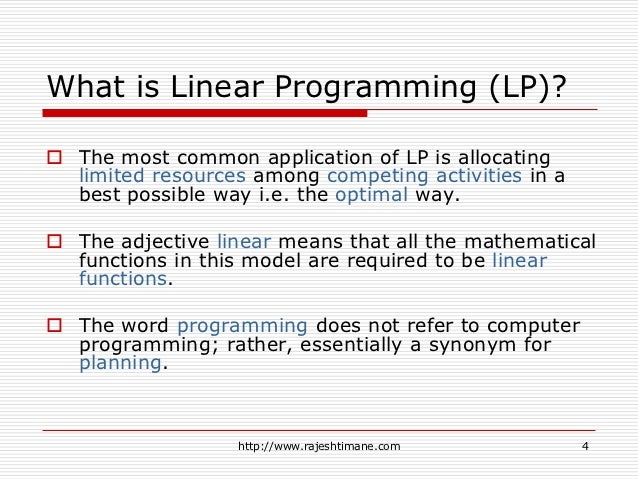 Linear programming graphical method (feasibility)