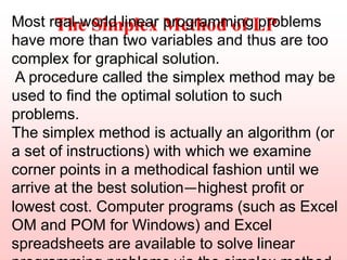 Linear Programming Applications presentation Rania.ppt