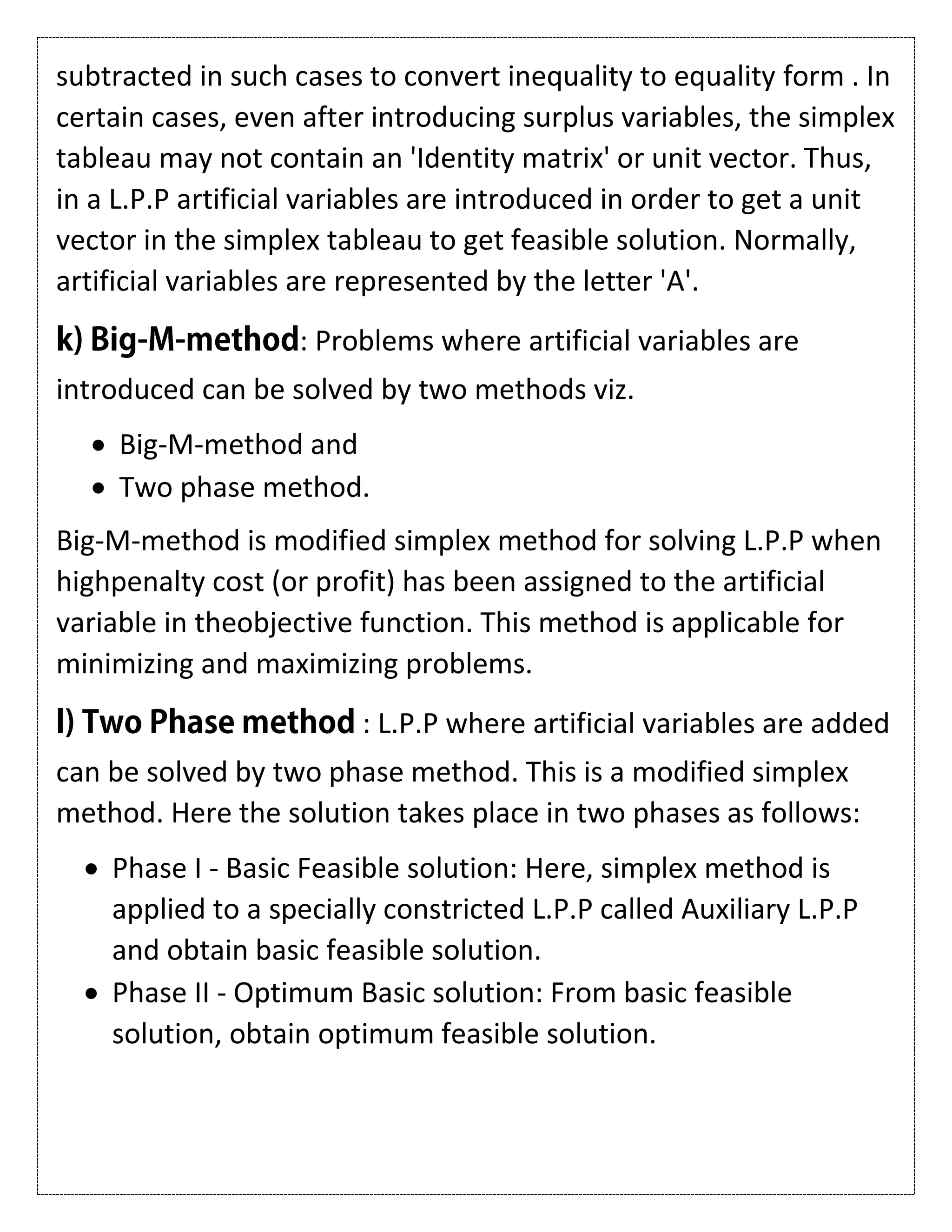 Linear programming class 12 investigatory project | PDF