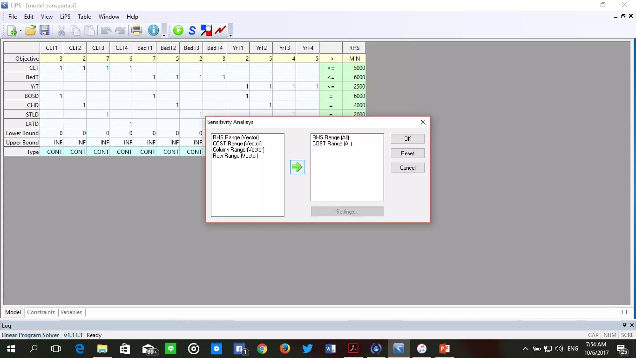 Linear programming dalam transportasi | PPTX