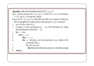 Linear programming in computational geometry | PDF
