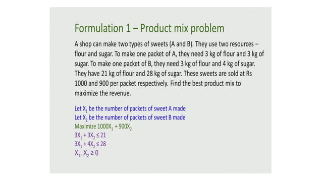 Linear programming optimization in r | PPT Linear programming optimization in r | PPT