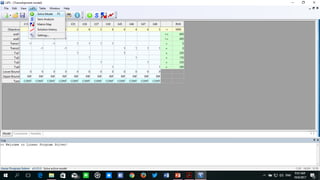 Linear programming pada transportasi transhipment | PPTX
