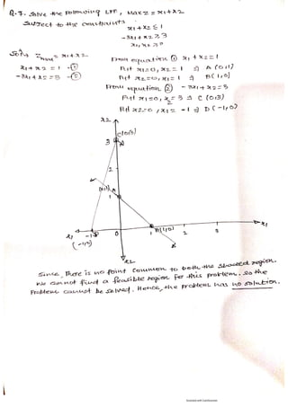 Linear programming problem. | PDF