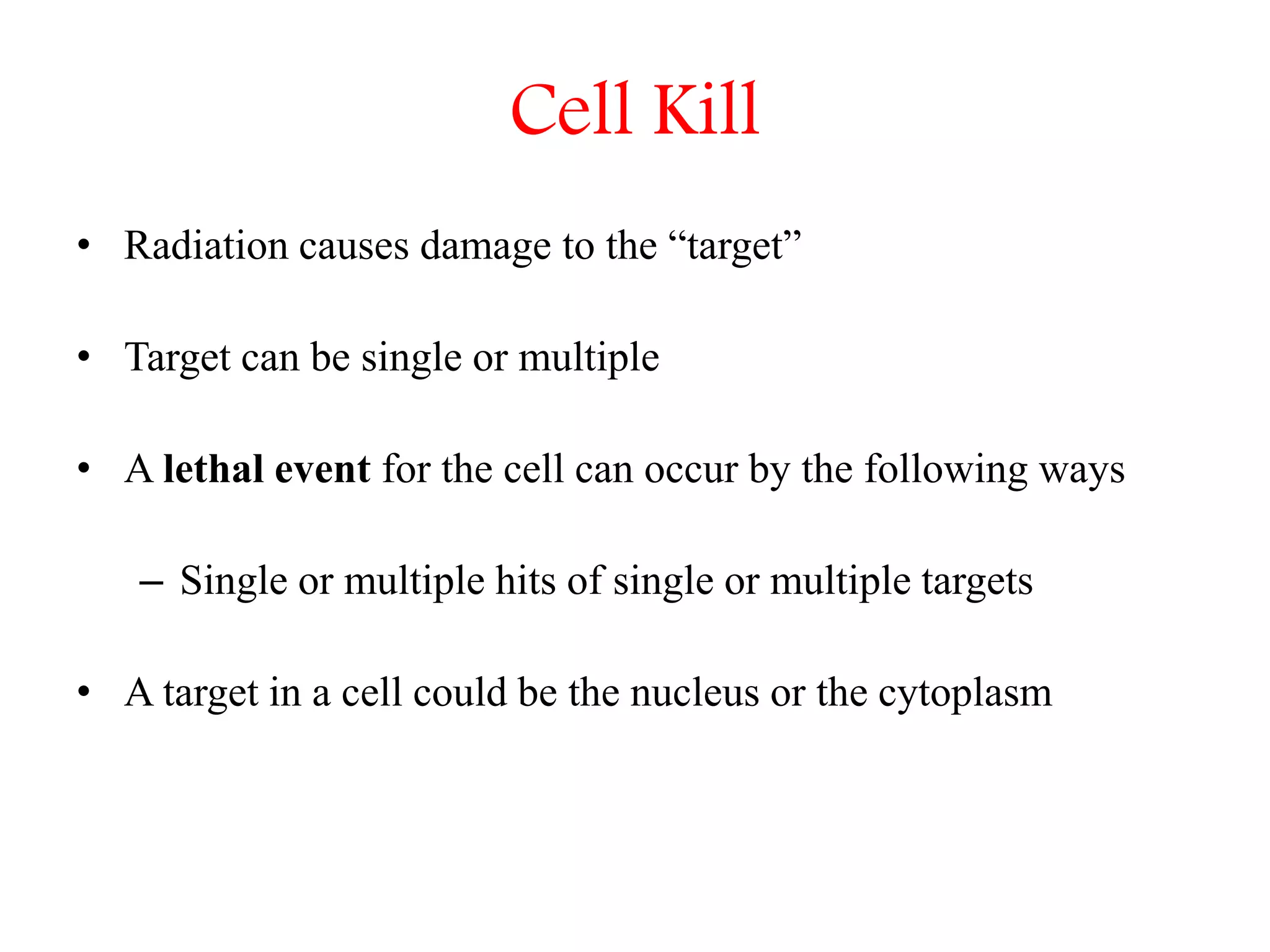 Basics of linear quadratic model | PPTX