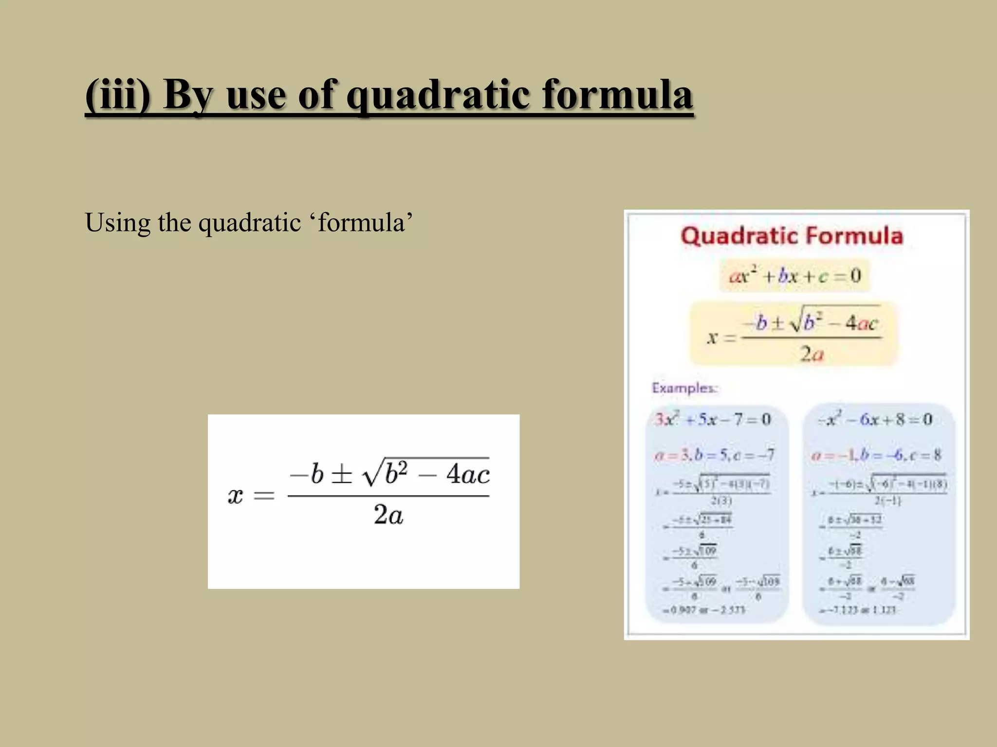 Linear, quardratic equations | PPTX