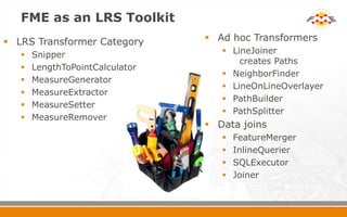 Linear Referencing - See How FME Measures Up | PPTX