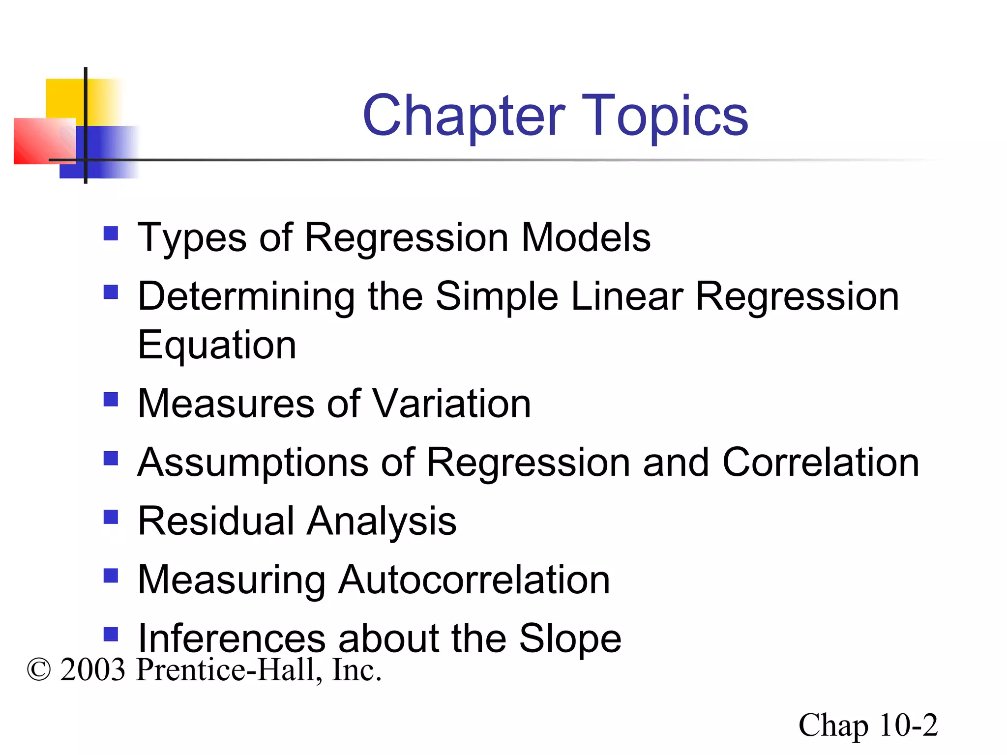 Linear regression | PPT