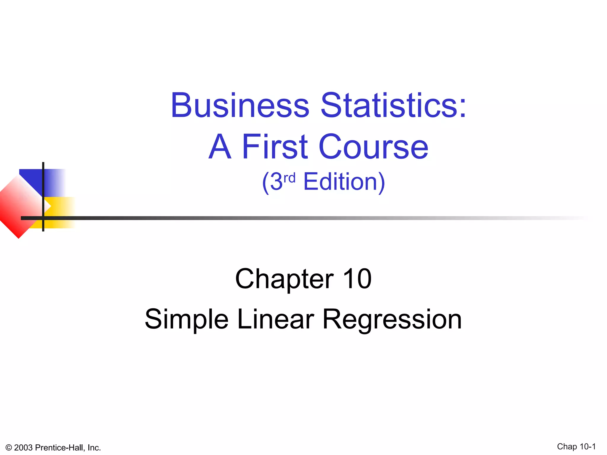 Linear regression | PPT