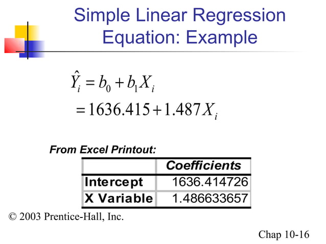 Linear regression