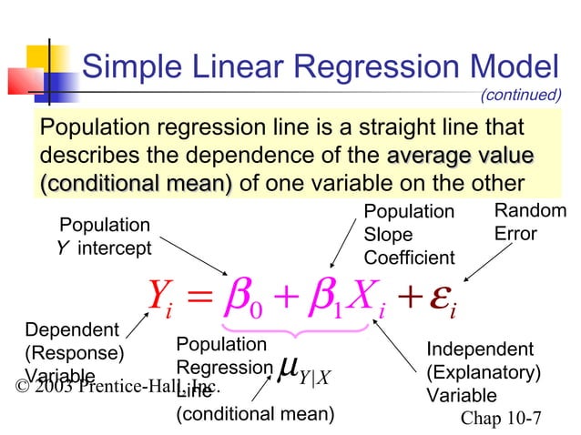 Linear regression