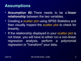 Linear Regression Using SPSS | PPT