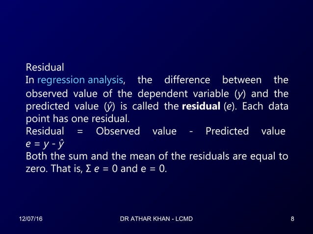 Linear Regression Using SPSS | PPT