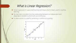 Machine Learning-Linear regression | PPT