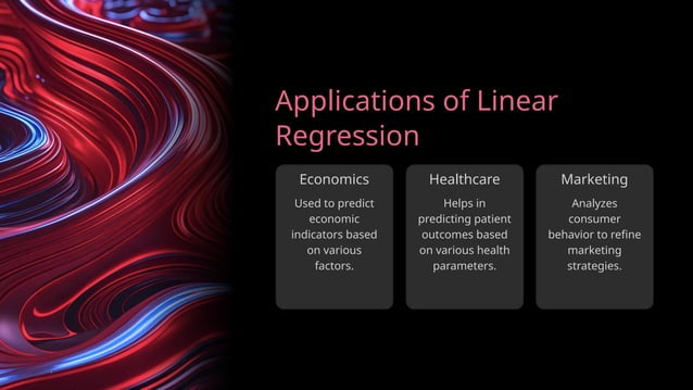 Linear Regression.pptx all about linear regression and it types and applications | PPTX