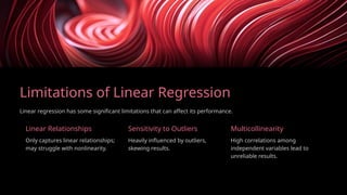 Linear Regression.pptx all about linear regression and it types and applications | PPTX
