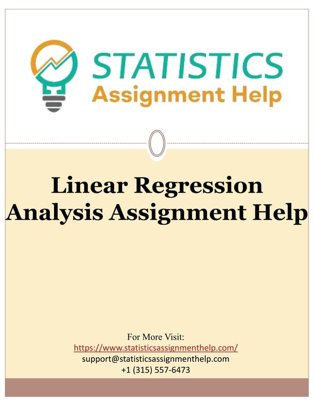 Linear Regression Analysis assignment help.ppt | Science