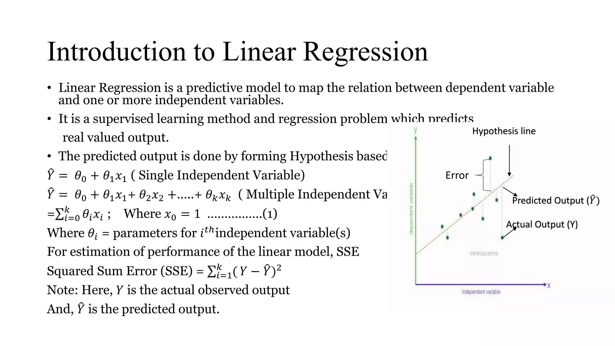 Linear regression, costs & gradient descent | PPTX | Web Development | Internet