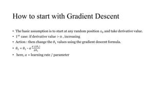 Linear regression, costs & gradient descent | PPTX | Web Development | Internet
